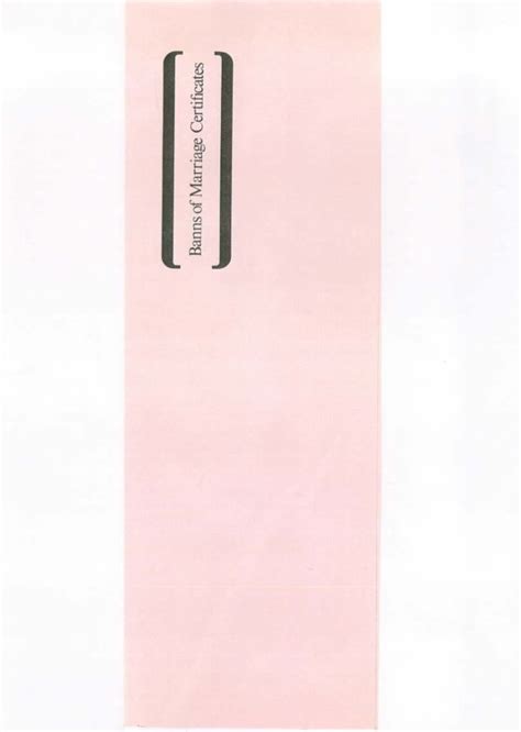 Banns Of Marriage Certificate Book Mb6 Free Delivery At Uk