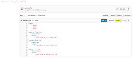 Run Your First GitLab CI CD Pipeline Steps