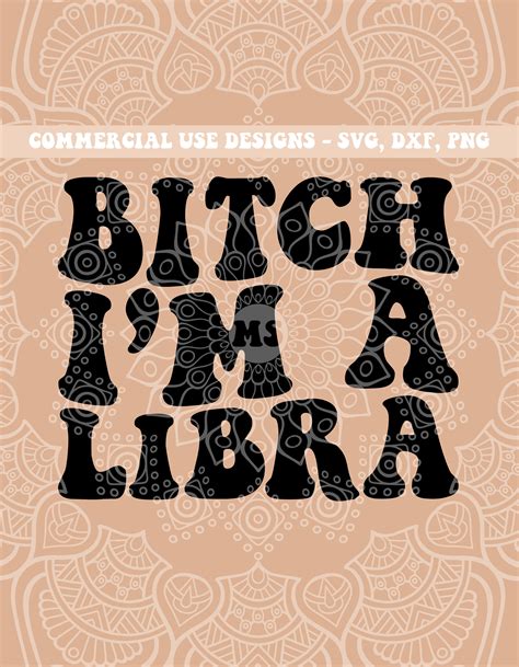 Libra Svg Libra Gang Svg Im A Libra Svg Profanity Svg Libra Vibes