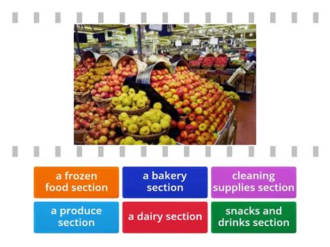 Shopping At The Grocery Store Vocabulary Part 1 Найди пару