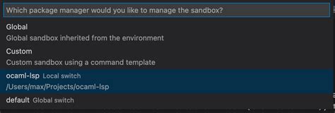 How To Configure Ocaml Platform In Vscodecodium Ecosystem Ocaml