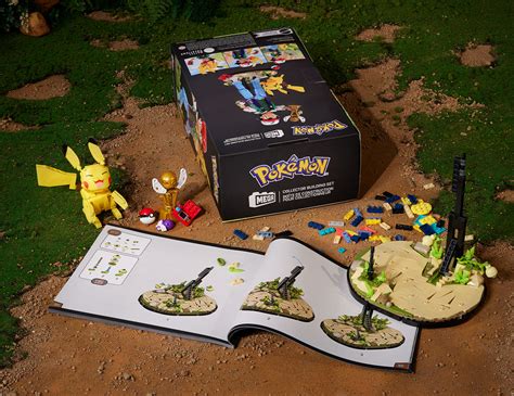 Mega Showcase Pokémon Ash And Pikachu Path To Victory Mattel Creations