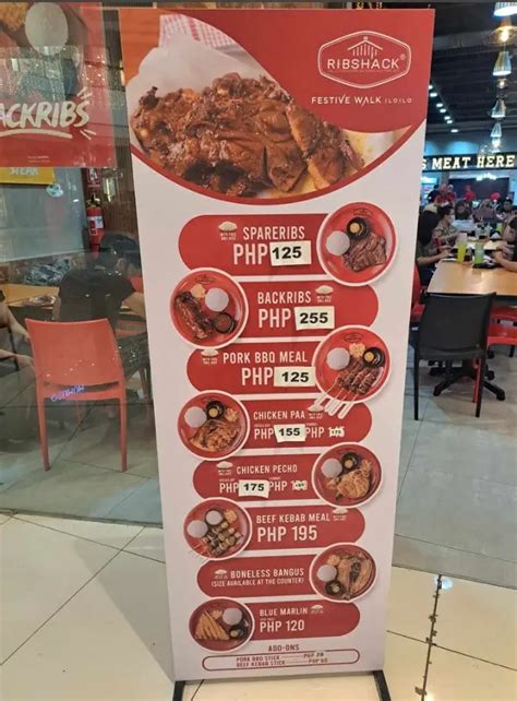 Rib Shack Philippines Menu Prices 2025