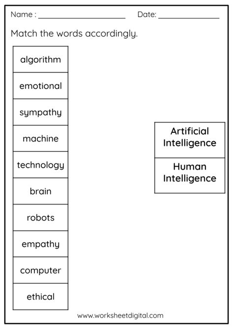 ICT Worksheet Worksheet Digital 1 Teacher Made Resources