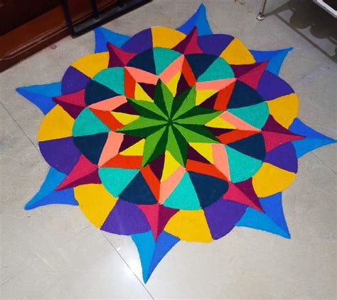 Pin By Muthulakshmi On Easy Rangoli Designs Videos Simple Rangoli Border Designs Free Hand