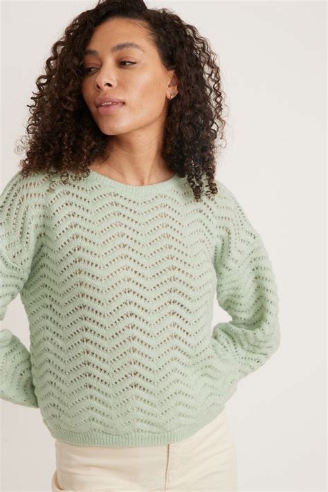 Ruby Sweater In Birds Egg Shopperboard