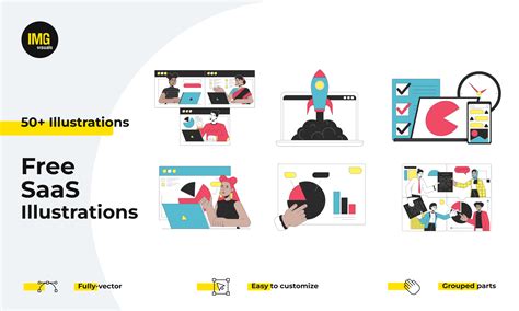 Vector Saas Illustration Pack By Img Visuals Figma