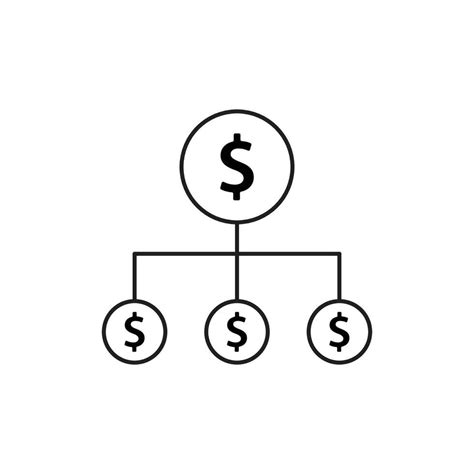 Investition Linie Symbol Satz Investition Profitieren Anlage