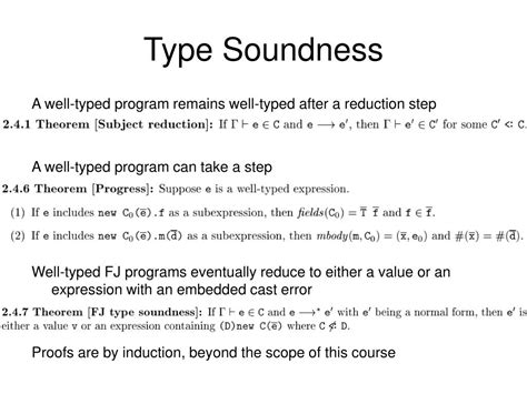 ppt just enough type theory or featherweight java a simple formal