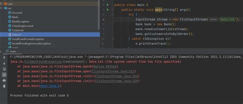Lỗi The System Cannot Find The File Specified Trong Java Programming
