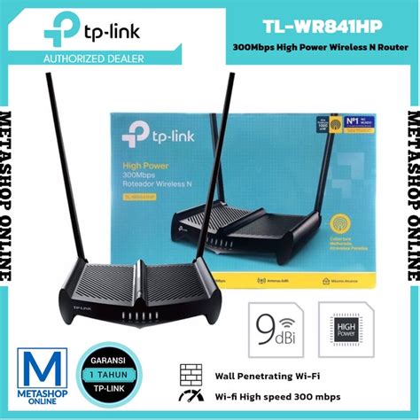 Jual TP LINK TL WR841HP 300Mbps High Power Wireless N Router TPLINK WiFi Shopee Indonesia