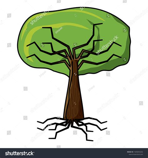 Tree Root Icon Stock Vector Royalty Free Shutterstock