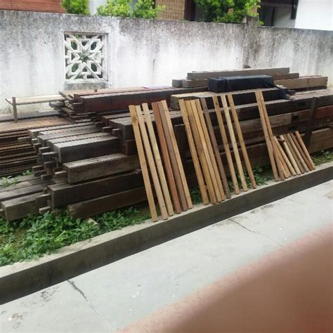 Tiang Kayu Cengal Chengal Wood Post Furniture And Home Living