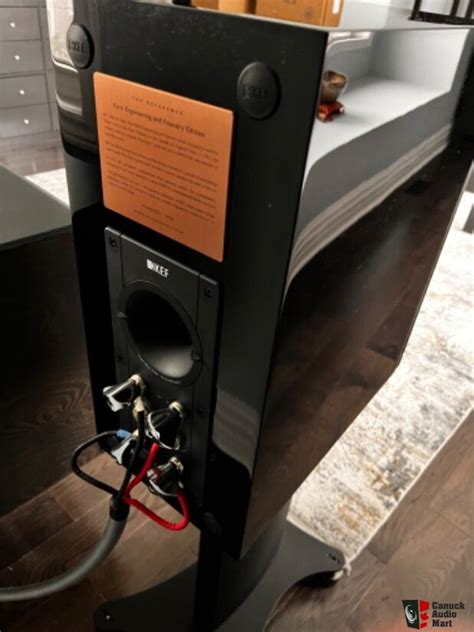 Kef Reference 1 With Original Stands Optional Gaia 2 Feet Photo