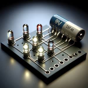 Simple Series Circuit With V Battery Layout Ai Art Generator Easy Peasy Ai