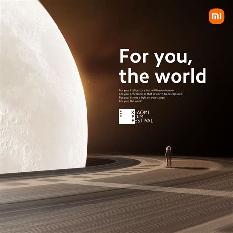 Xiaomi Film Festival Poster Digital Advertising Design Social Media Design Graphics Creative
