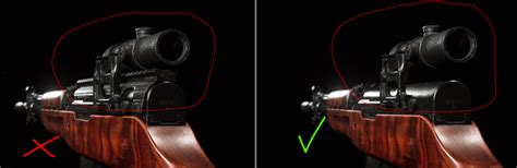 How The Sks Pu Scope Looks Now Vs How It Should Look No Rail R