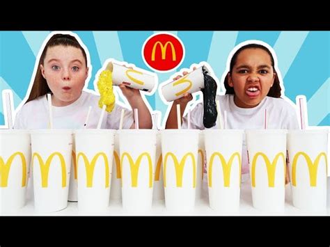 Dont Choose The Wrong Mcdonalds Milkshake Slime Challenge Videos