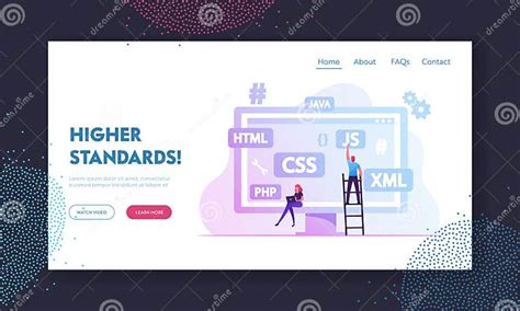 Software Development Website Landing Page Programmers Make Site