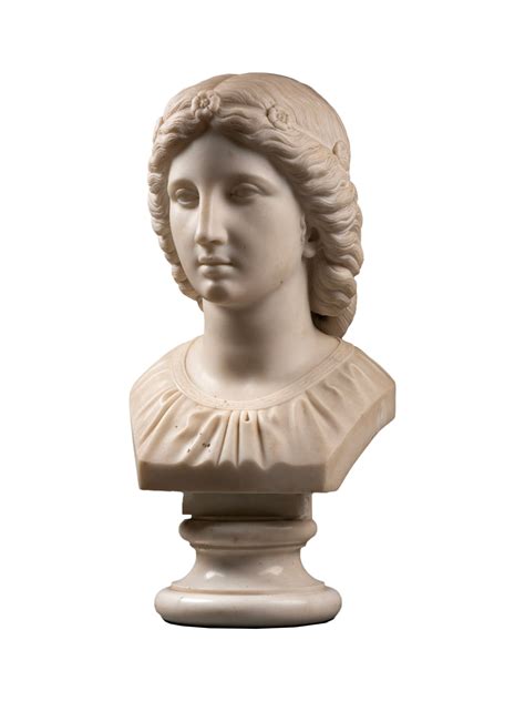 Buste féminin néoclassique XIXe siècle N 110914