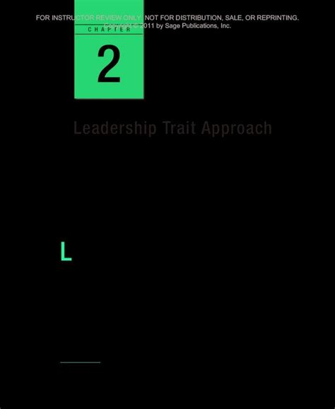Pdf Chapter 2 Leadership Trait Approach Pdf Dokumen Tips