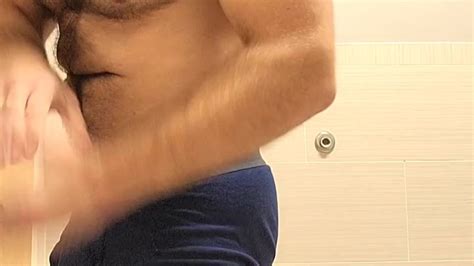 Hairy Muscle Bear Flexing In Navy Blue Boxer Briefs Free Sex Video Redtube