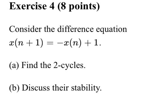 solved exercise 4 8 ﻿points consider the difference