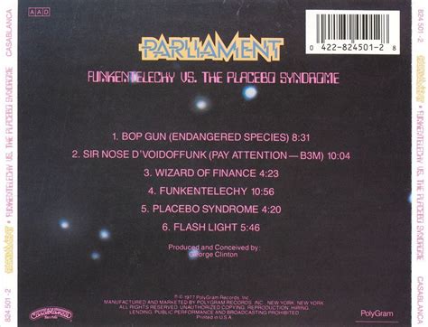 Parliament Funkentelechy Vs The Placebo Syndrome New Cd 42282450128 Ebay