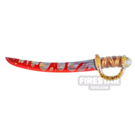 Leyilebrick Minifigure Weapon Cutlass Sword Printed