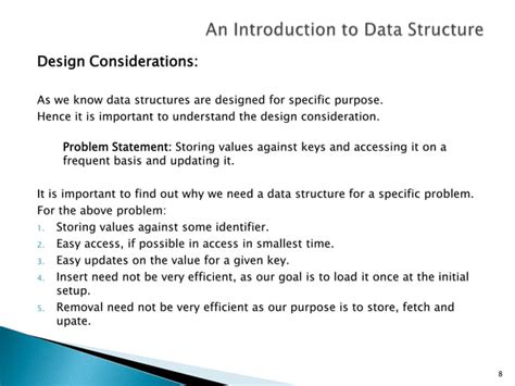 Lecture An Introduction To Data Structure PPSX