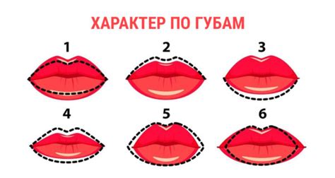 Тест характер по форме губ у женщин