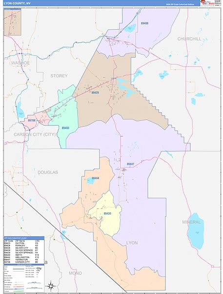 Maps Of Lyon County Nevada