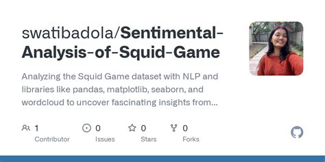 Github Swatibadola Sentimental Analysis Of Squid Game Analyzing The