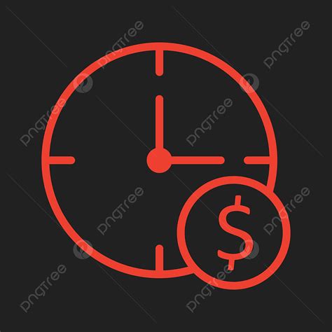 Abstract Clock Clipart Hd Png Dollar Clock Icon Isolated On Abstract
