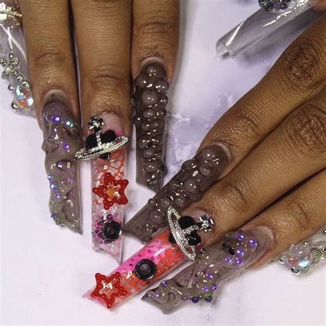 Pin By On N A I L S Thermal Nails Lipstick Nails Exotic Nails