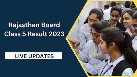 Rbse 5th Result 2023 Today Live Updates Direct Link To Check Rajasthan