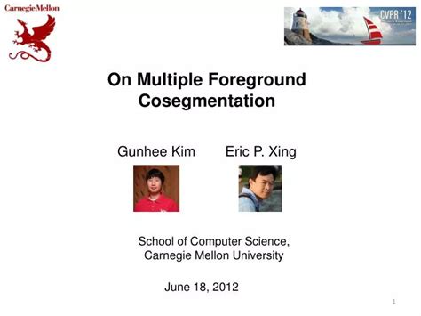 Ppt On Multiple Foreground Cosegmentation Powerpoint Presentation