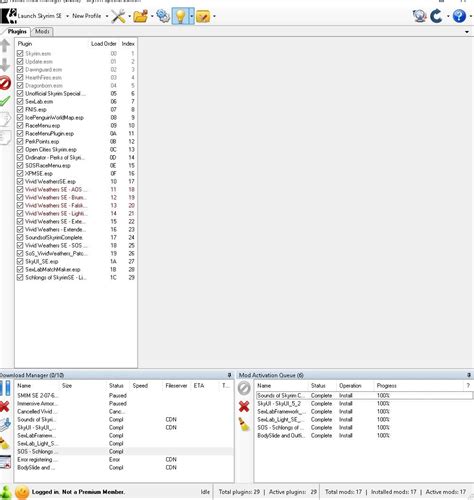 Cant Get Game Running With Sexlabs Light For Se Technical Support Skyrim Special Edition