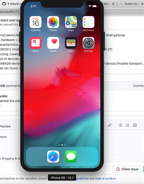 It Should Detect And Run On IOS Emulator Issue Flutter