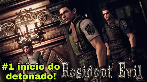 Resident Evil 1 Remake Detonado 1 explorando a mansão Campanha do