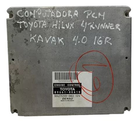 Computadora Toyota Hilux Kavak Fortuner 4runner Original MercadoLibre