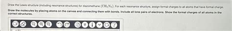 Solved Draw The Lewis Structure Including Resonance