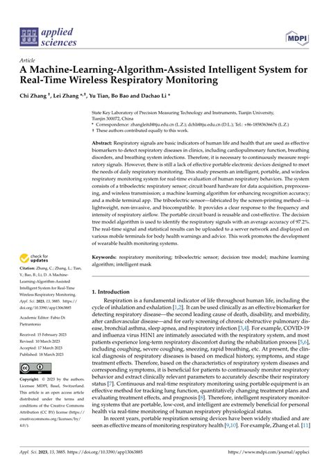 PDF A Machine Learning Algorithm Assisted Intelligent System For Real