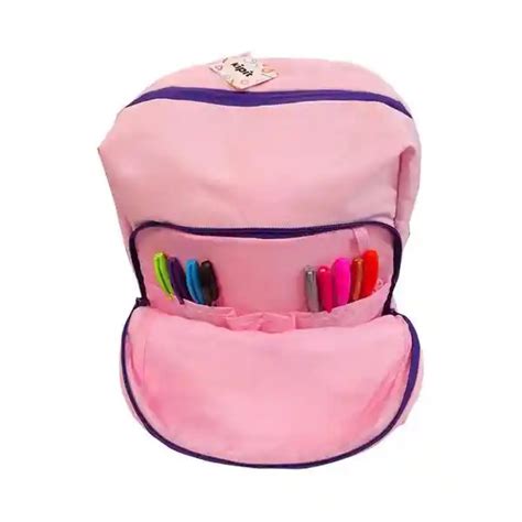 Mochila Kipit Con Base Goma Rosada Rappi