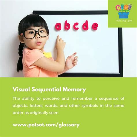 Visual Sequential Memory Visual Memory Social Skills Groups Memories