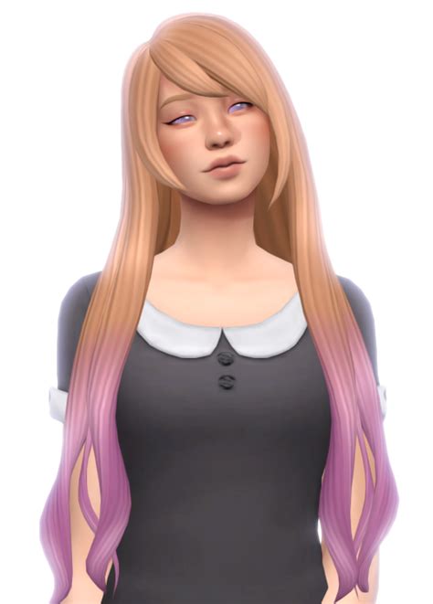 Sims 4 Cc Hair With Bangs Retexture Maxis Match Guykja