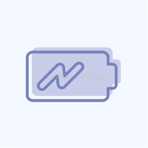 Icon Battery 2 Suitable For Mobile Apps Symbol Two Tone Style Simple Design Editable Design