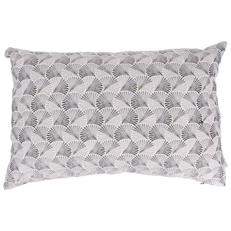 Housse De Coussin 40x60 Cm SHELL Gris Perle Leroy Merlin
