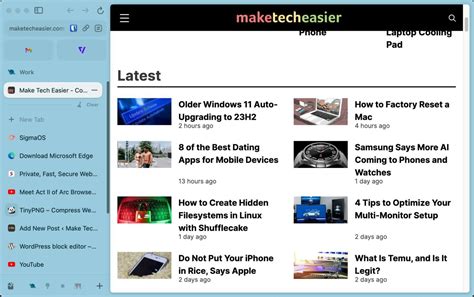 I Found The Best Chrome Alternative Its Arc Make Tech Easier