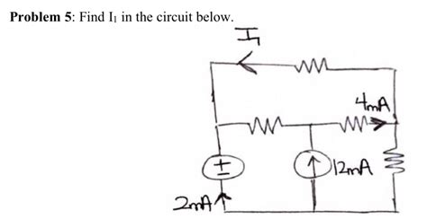 Solved Problem Find I In The Circuit Below Chegg